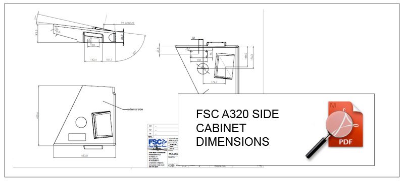 A320 Cabinet for Sidestick and Tiller - Empty - FO Side (R) | Flight ...