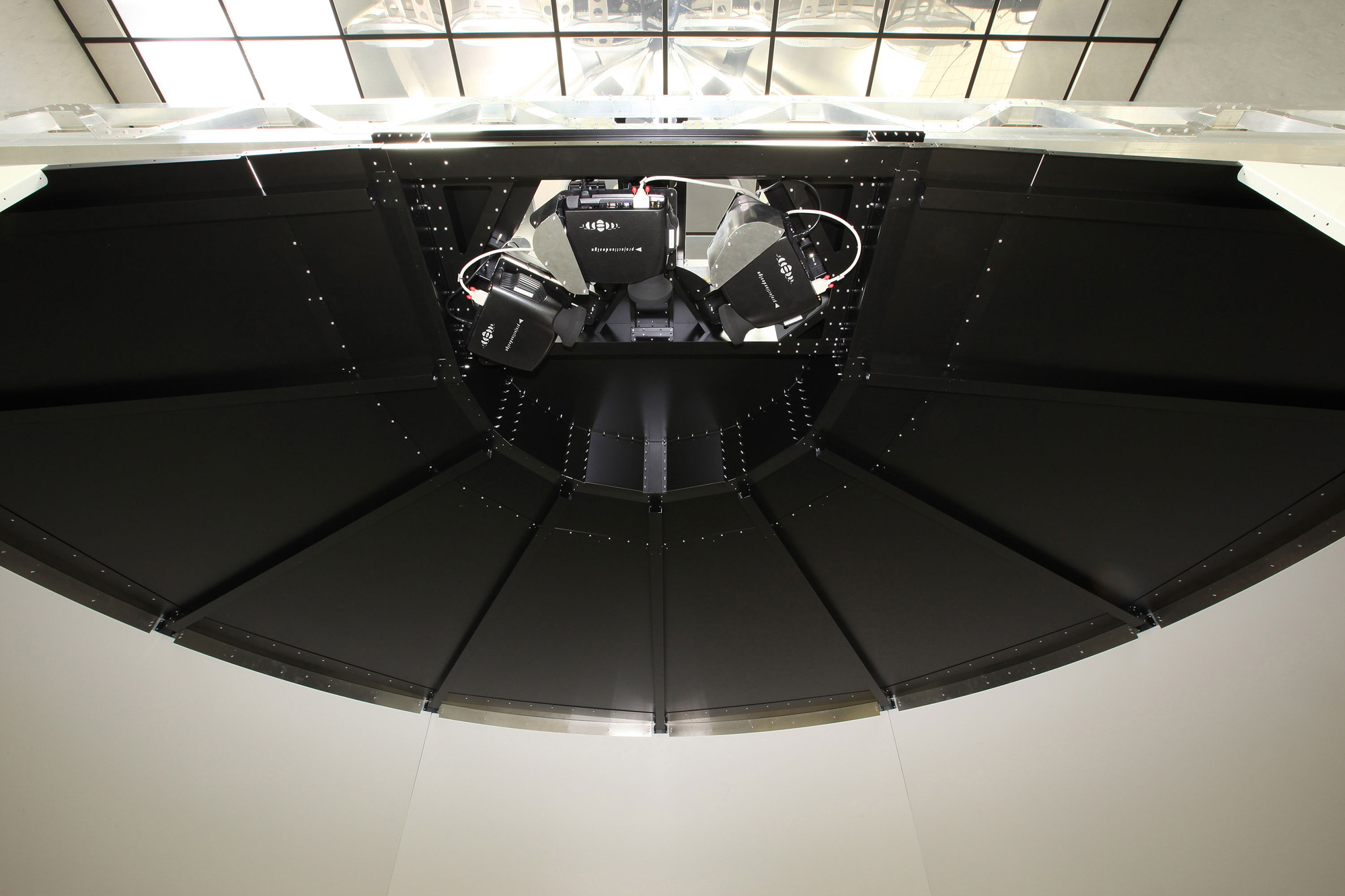 737NG Pro Simulator , 180° FullHD Projection Visual, X-Plane | Flight ...