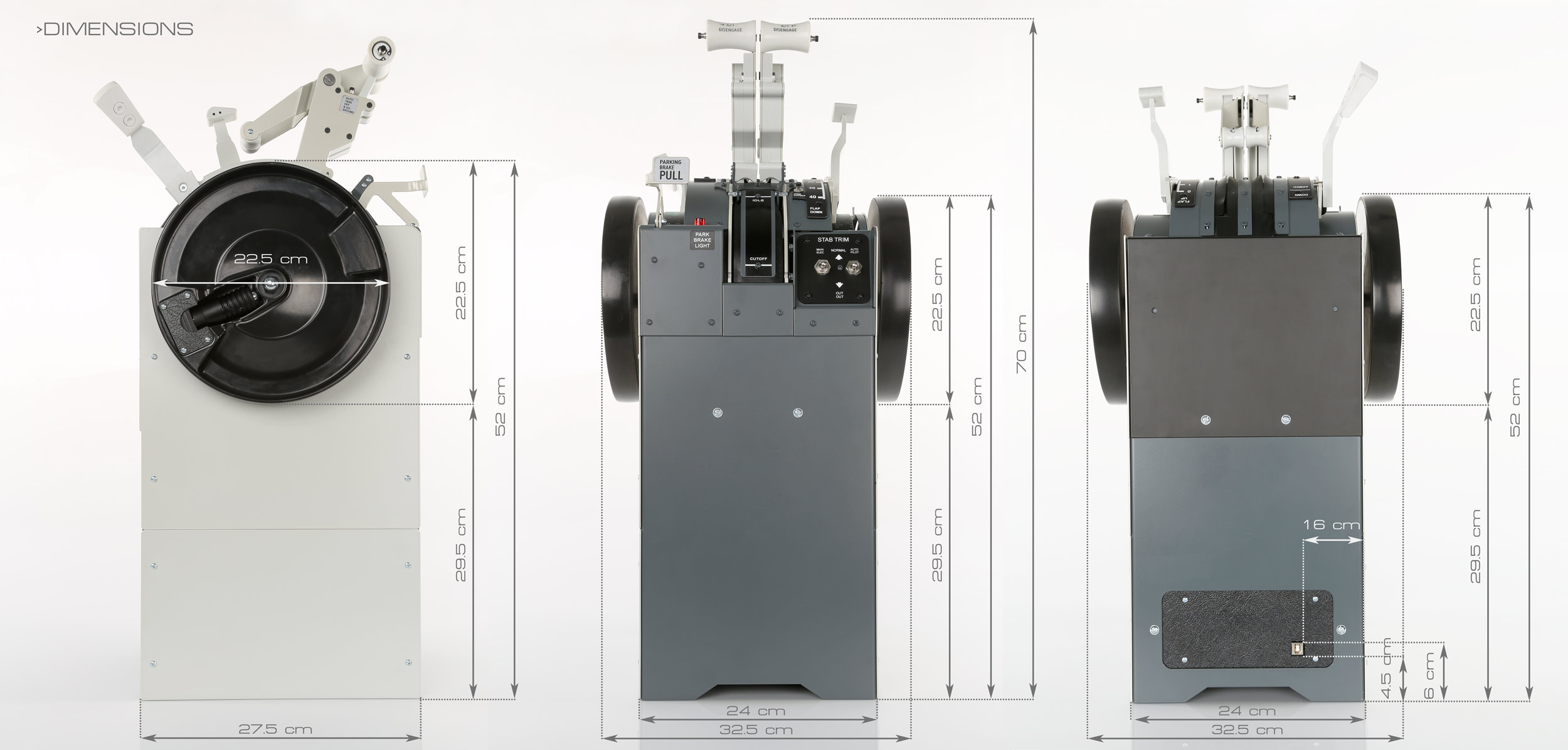 B737 TQ Throttle Quadrant Metal Semi-Pro Version | Flight Simulator Center
