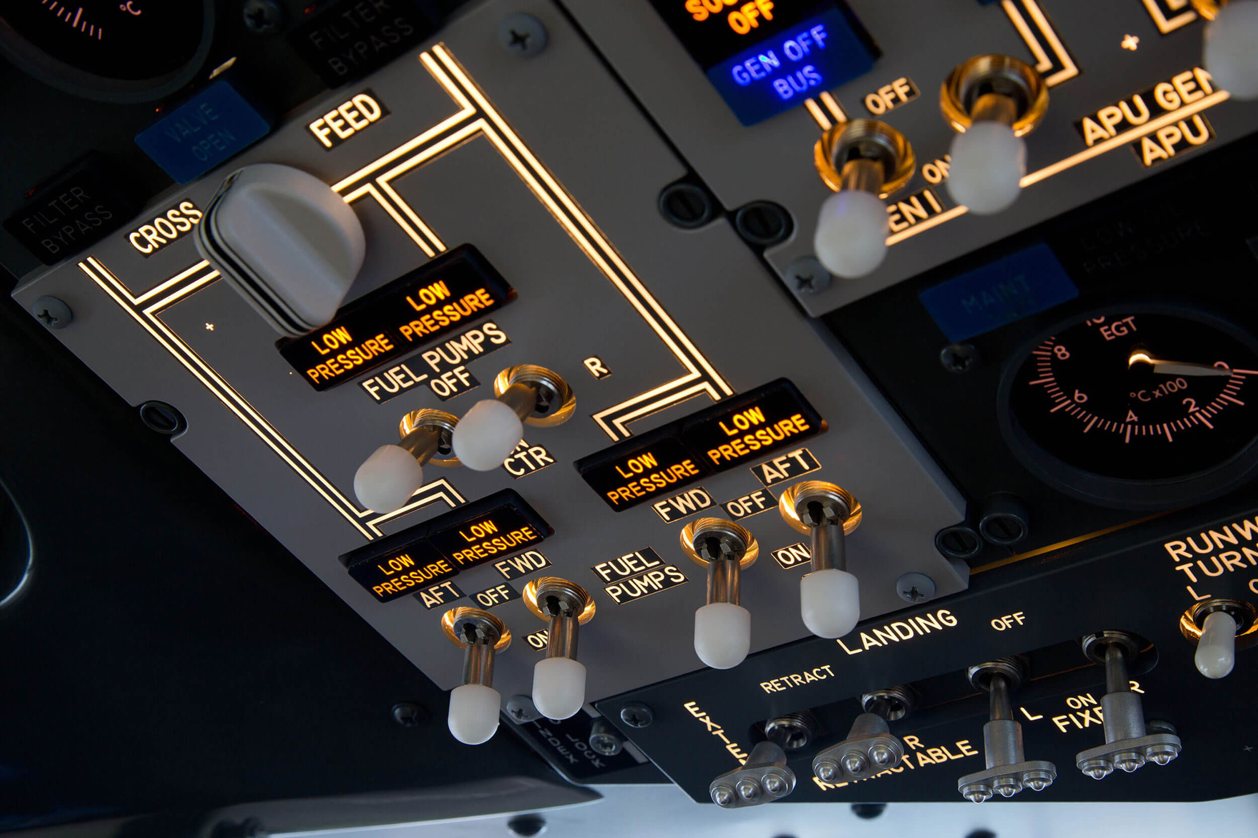 737NG Overhead Panel | Flight Simulator Center