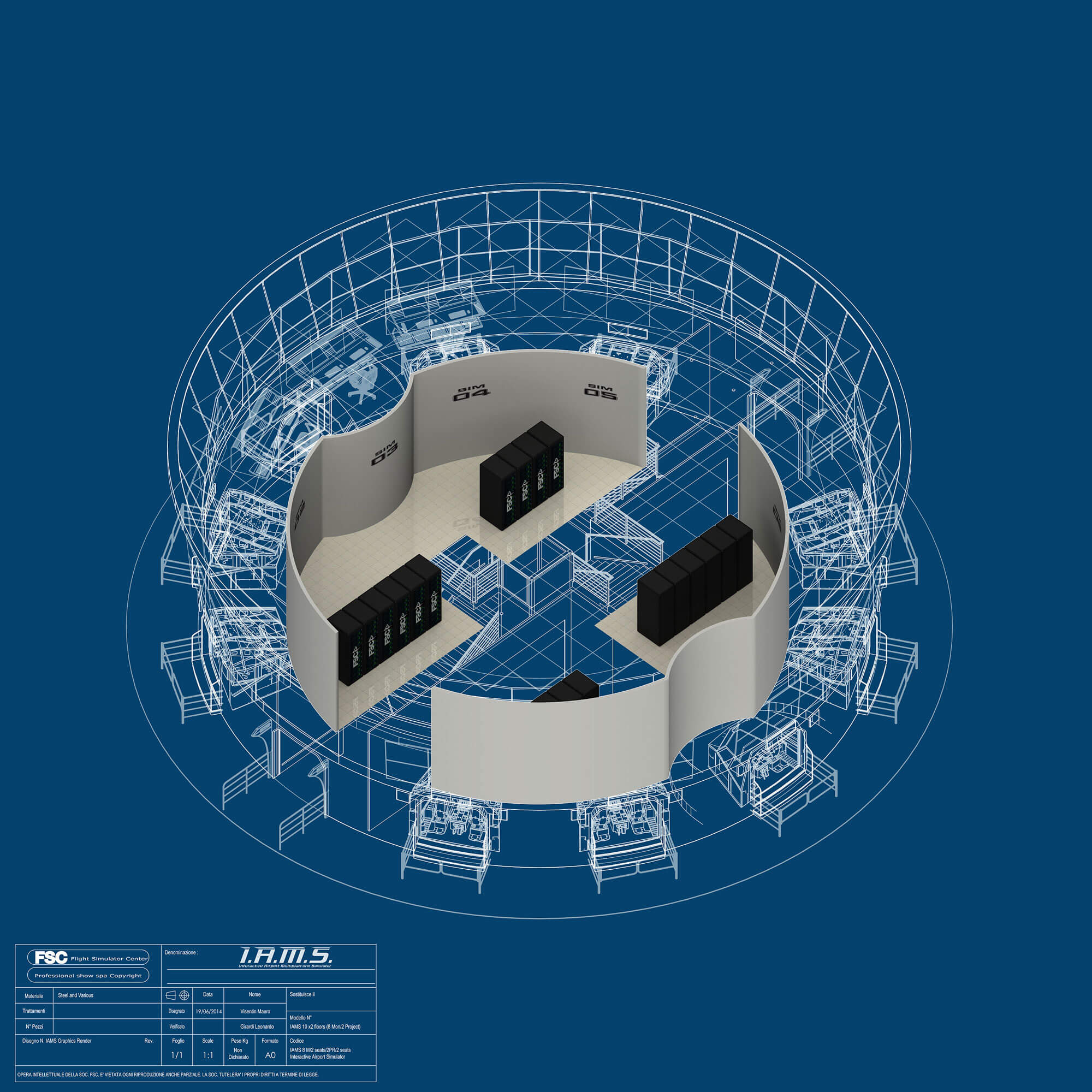 IAMS 10 with 10 x B737 & A320 Simulators Mon/Proj, ATC 2FL | Flight ...
