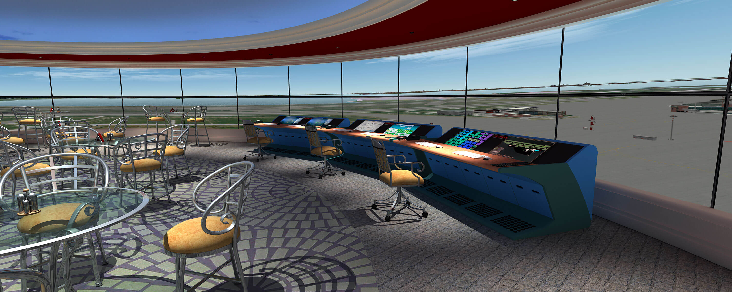 IAMS 14 with 14 x B737 & A320 Simulators Mon/Proj, ATC 2FL | Flight ...